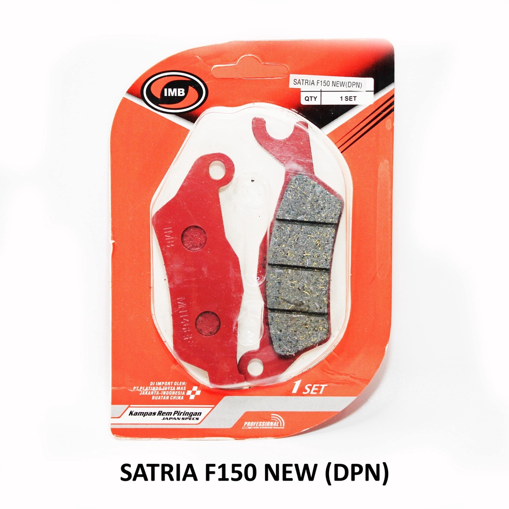 Jual Brake Pad Vaccum IMB ( SATRIA F150 DPN NEW ) | Shopee Indonesia