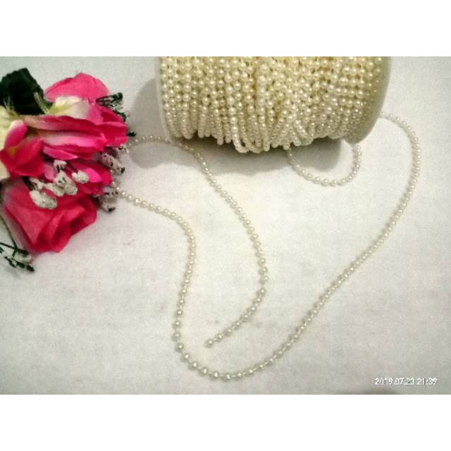 Jual Mutiara renteng 3mm | Shopee Indonesia