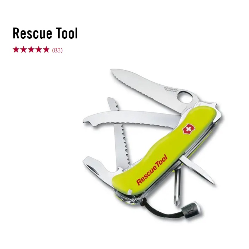 Jual Victorinox Rescue Tool 0.8623MWN SAK pisau lipat swiss army knife ...