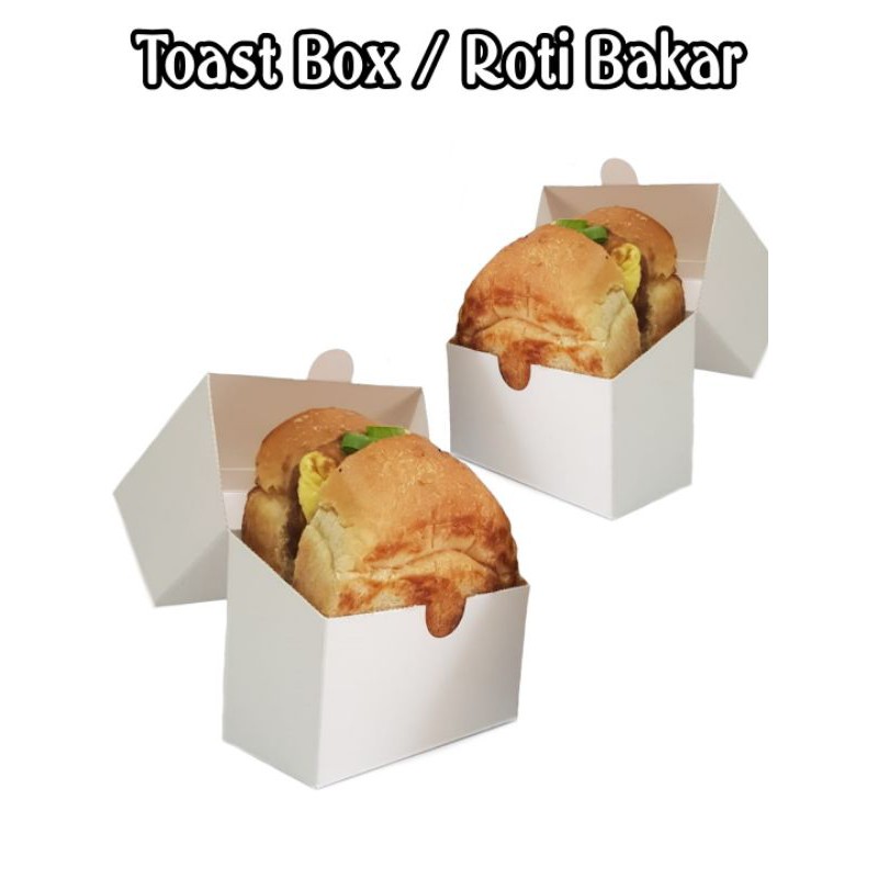 Jual Box Roti Bakar / Toast Box / Kotak Roti - ivory (isi 50pcs ...
