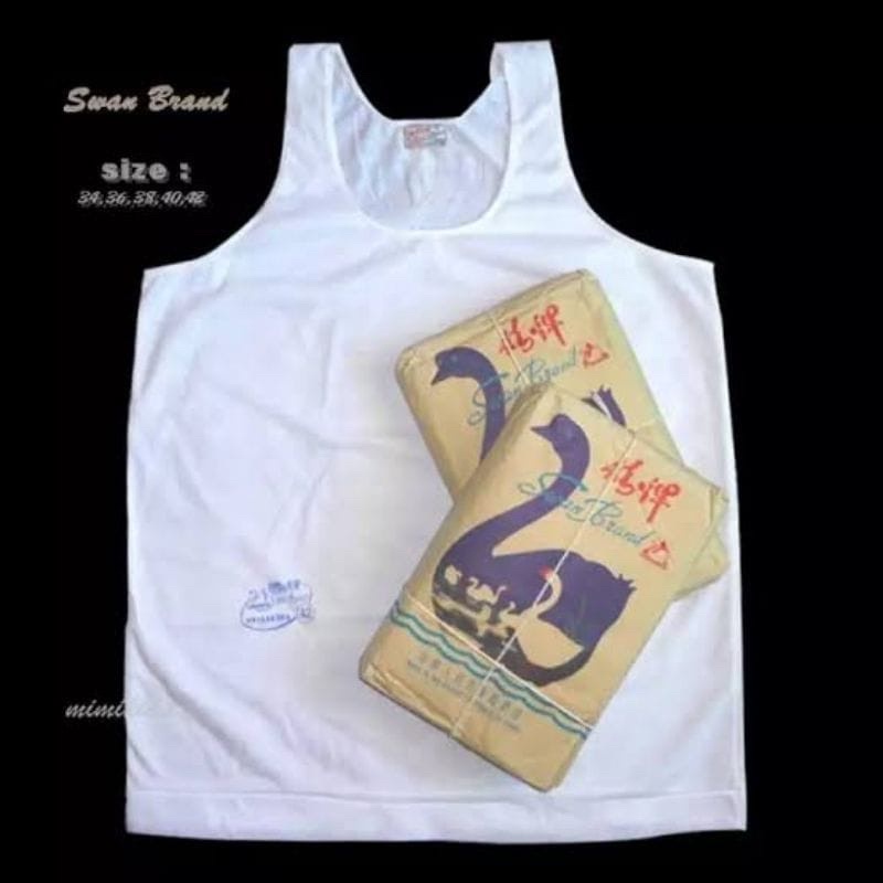 Jual singlet swan / oblong swan / singlet pria dewasa / kaos dalam pria ...