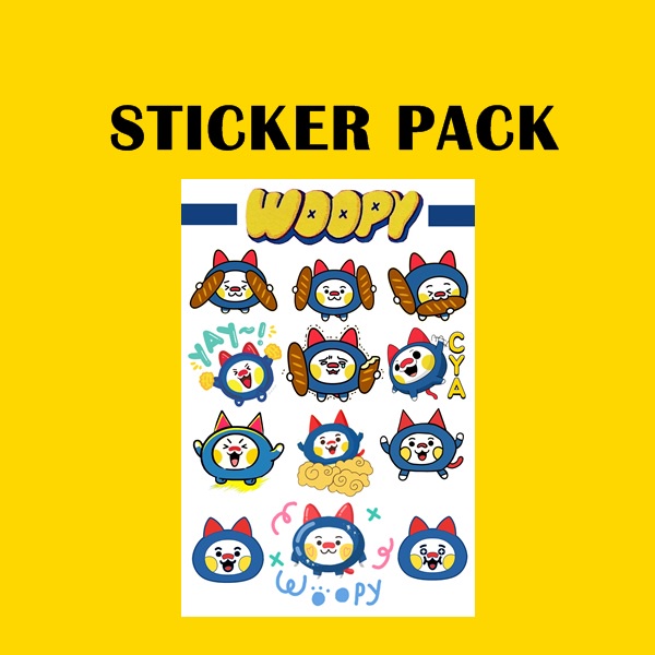 Jual Sticker Set Woopy TRUZ Treasure Sticker Pack | Shopee Indonesia