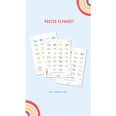 Jual Poster Alphabet besar-kecil | Shopee Indonesia