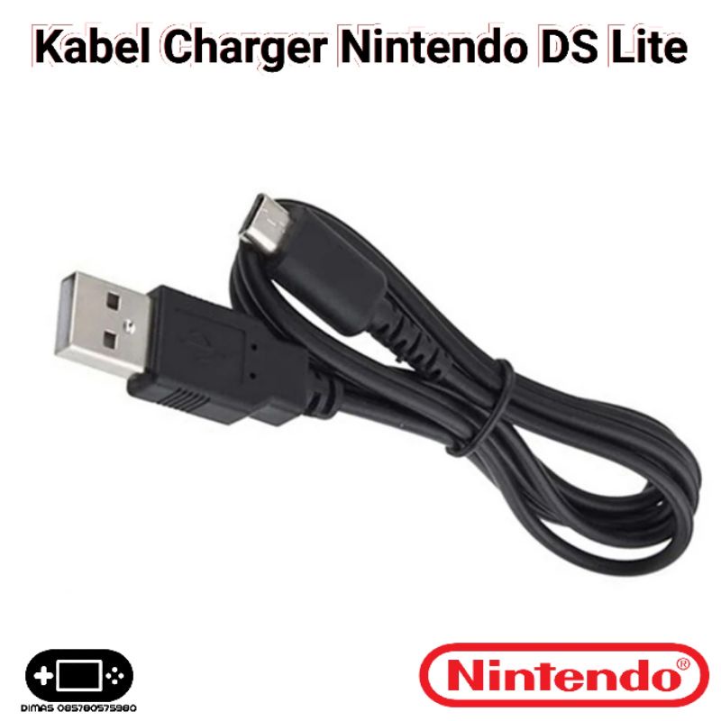 Jual KABEL POWER NEW DS NDS LITE NDSL USB CHARGING CASH CHARGER ...