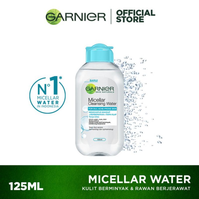 Jual Garnier Micellar Water Blue 125ml | Shopee Indonesia