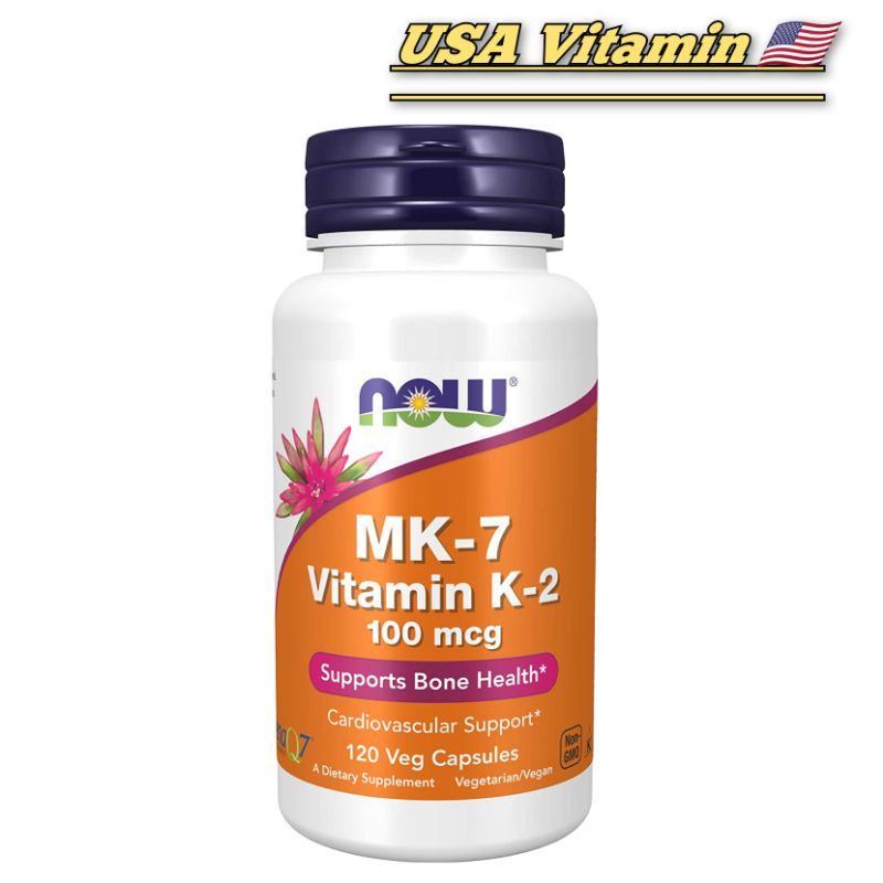 Jual Now MK-7 Vitamin K-2 MK7 K2 100 mcg 60 | 120 Veg Capsules | Shopee ...