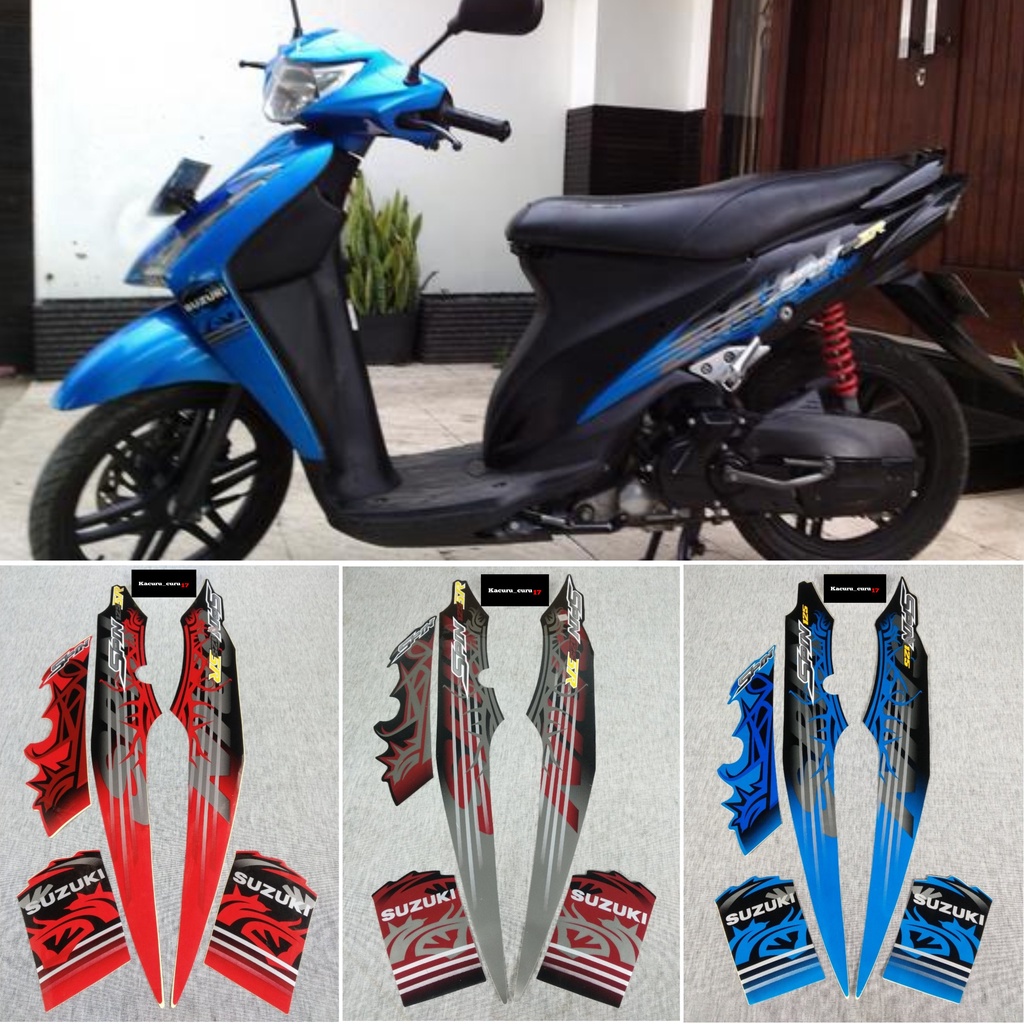 Jual stiker motor striping standar suzuki SPIN SR 125 (BISA COD ...