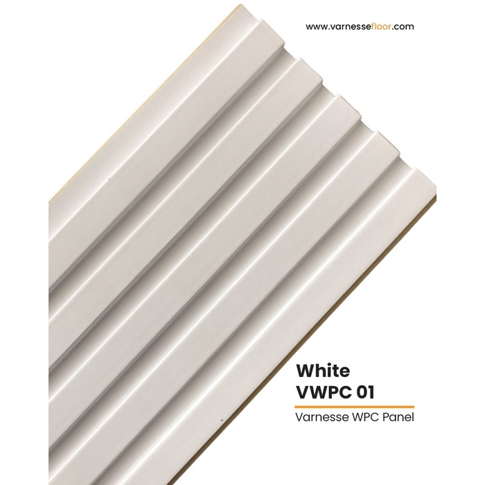 Jual COD VARNESSE WALL WPC WOOD PANEL WALLPANEL - Putih | Shopee Indonesia