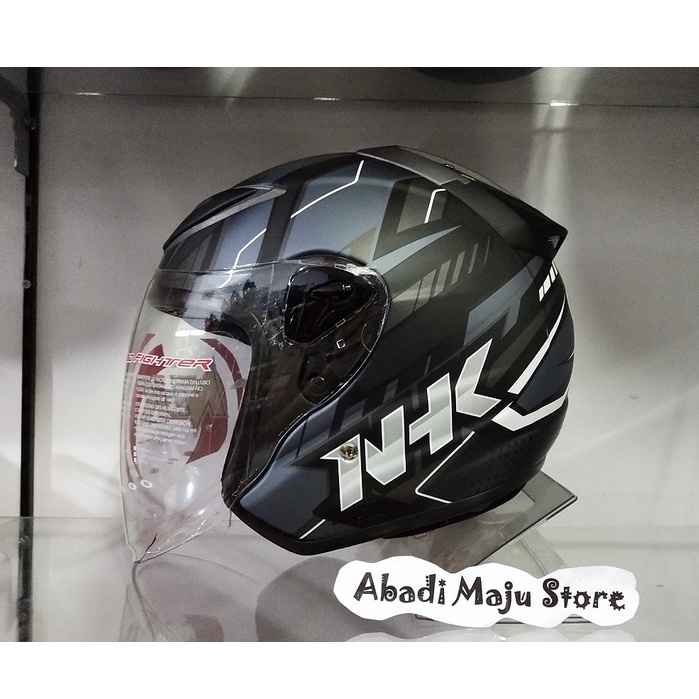 Jual Helm NHK R6 ABU-ABU DOFF PATROL | Shopee Indonesia