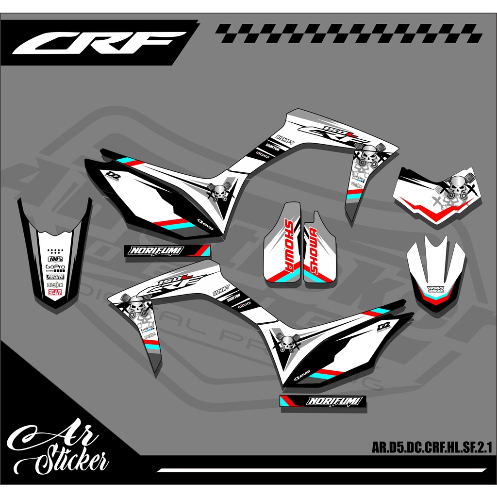 Jual Decal CRF 150 L full body Hologram - Stiker Dekal Variasi Honda CRF 150L 002 | Shopee Indonesia