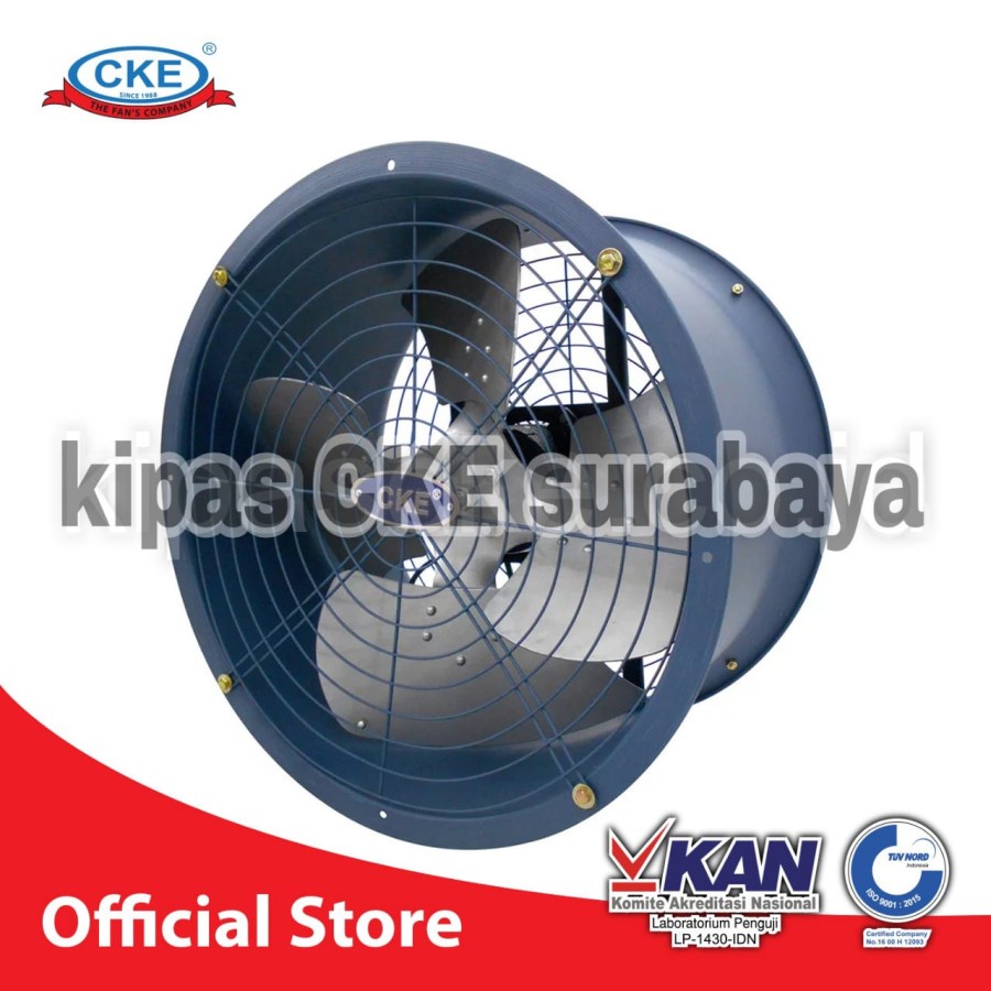 Jual CKE Drum Fan 20 Inch 380 Volt DFL-20/3-YL Kipas Blower Tabung ...