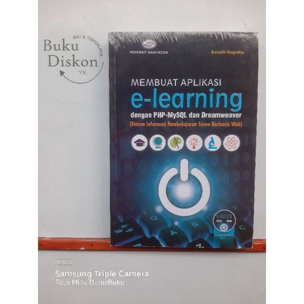 Jual Buku Origional Membuat Aplikasi E-Learning Dengan PHP - Mysql Dan Dreamweaver | Shopee ...