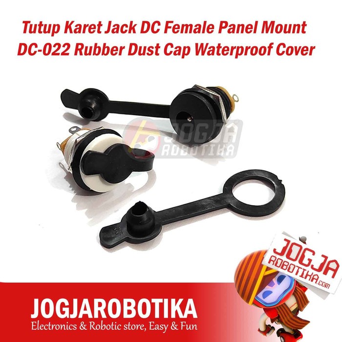 Jual Tutup Karet Jack DC Panel Mount DC-022 Rubber Dust Cap Waterproof | Shopee Indonesia