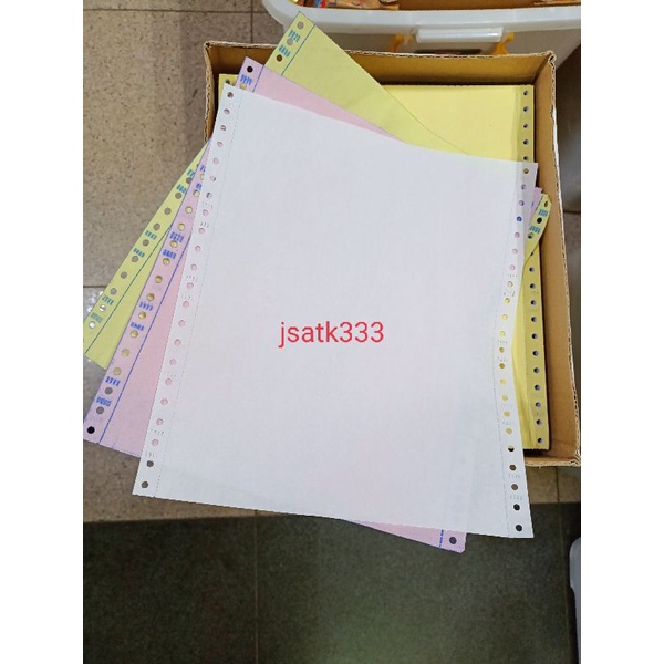Jual Continuous Form Paper Print 9,5 x 11 Ukuran 3 Ply Full | Shopee ...