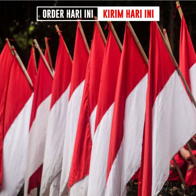 Jual Bendera Merah Putih / Bendera Umbul Umbul Merah Putih / Aksesoris ...