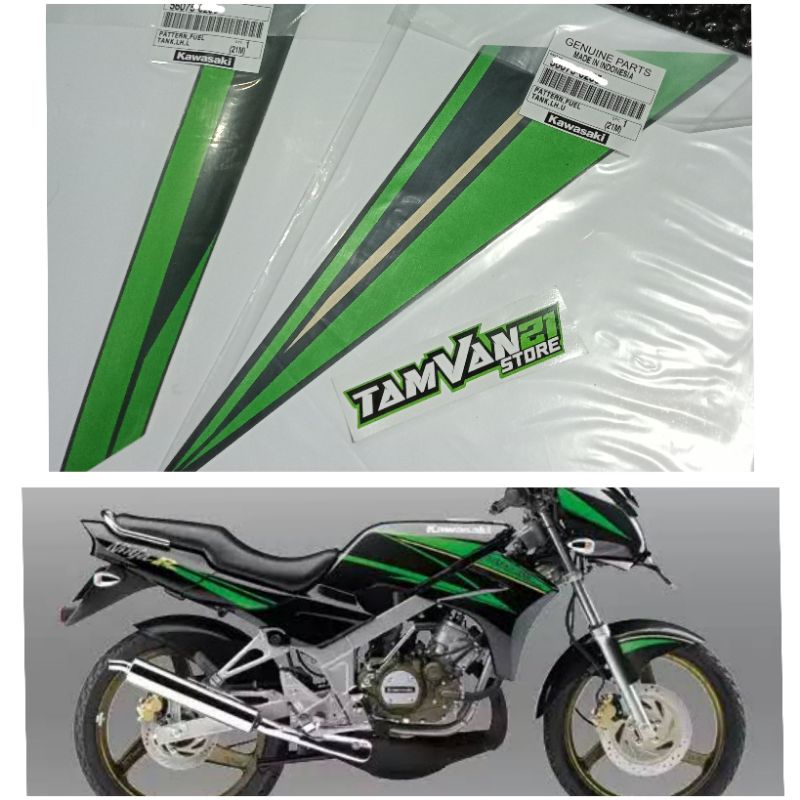 Jual STRIPING STIKER TANGKI KIRI NINJA R SE 2015 KGP | Shopee Indonesia