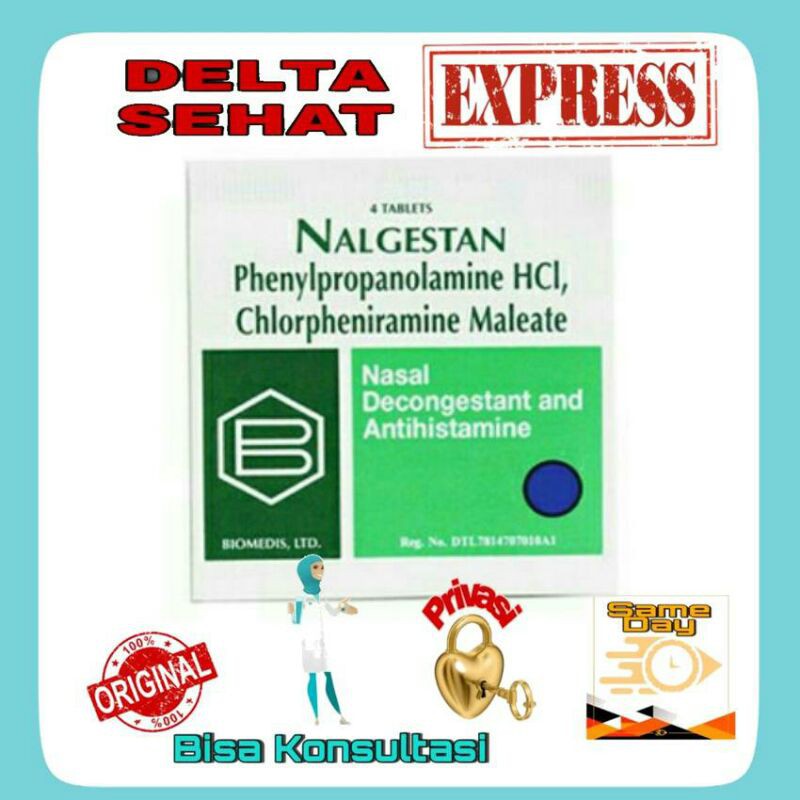 Jual NALGESTAN OBAT FLU PILEK BERSIN-BERSIN /STRIP ISI 4 TABLET ...