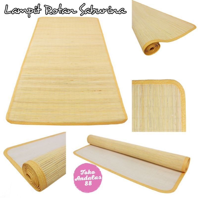 Jual 200 x 300 cm Lampit Rotan Tikar Kalimantan Saburina 2 x 3 Meter ...