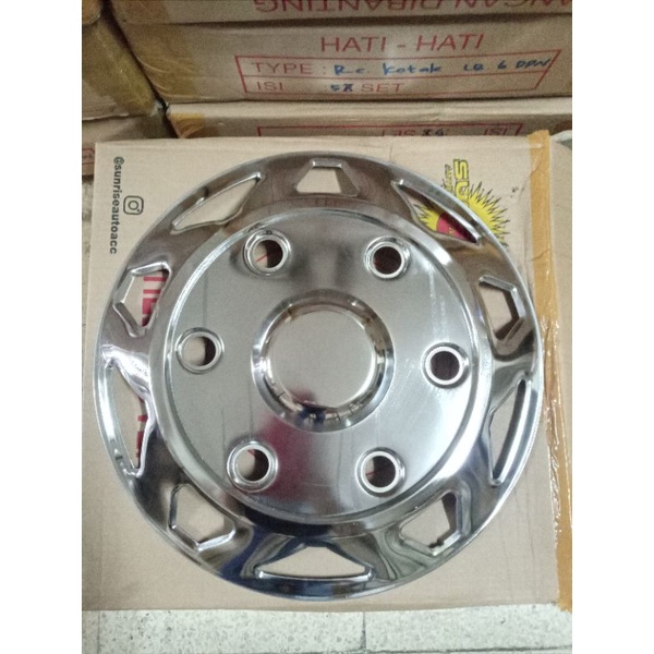 Jual Dop Roda/Weldop Truck/Bus Ring 16 Lobang 6 Model Bintang/Segitiga ...