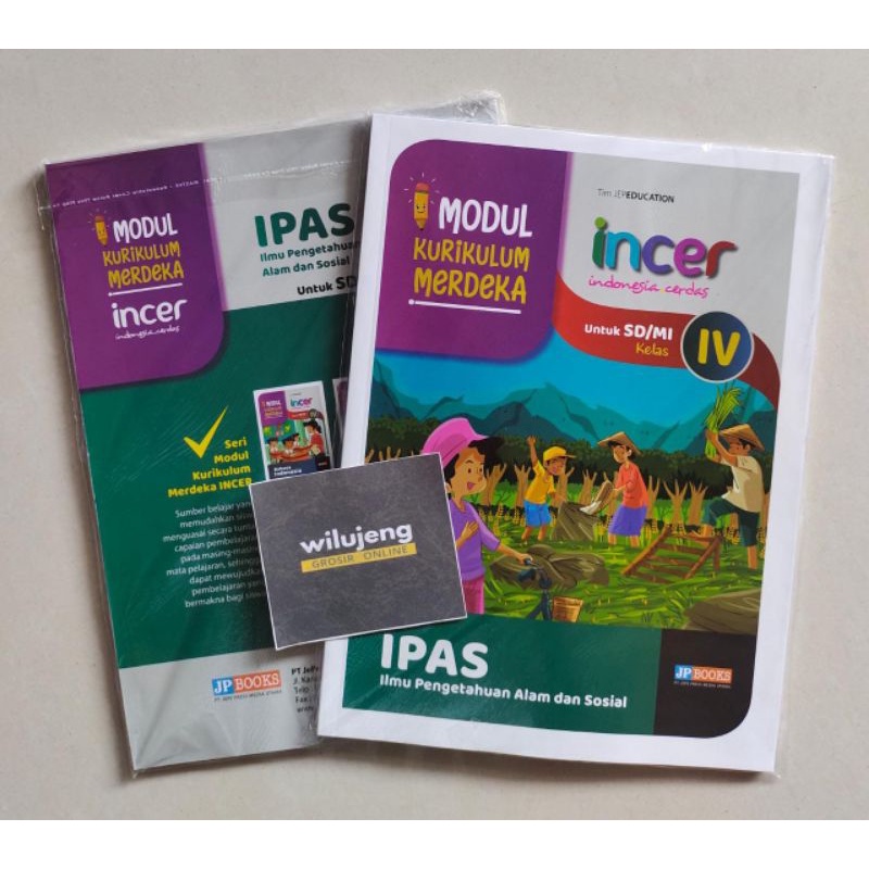 Jual Modul Incer IPAS Kelas 4 Ilmu Pengetahuan Alam dan Sosial JP BOOKS ...