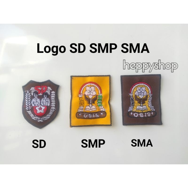 Jual Logo SD SMP SMA, Bed Bordir SD SMP SMA | Shopee Indonesia