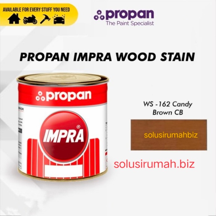 Jual politur impra candy brown cb 1L warna muda kaleng 1liter wood ...