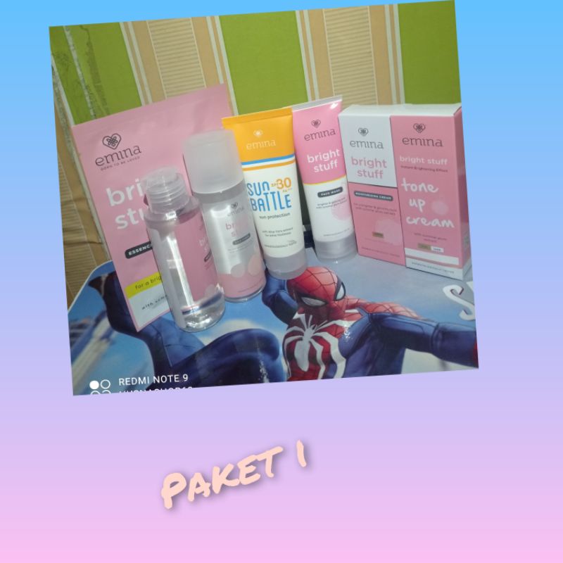 Jual Bisa COD Paket Emina 1 Satu Paket Series Lengkap Komplit Ekonomis ...