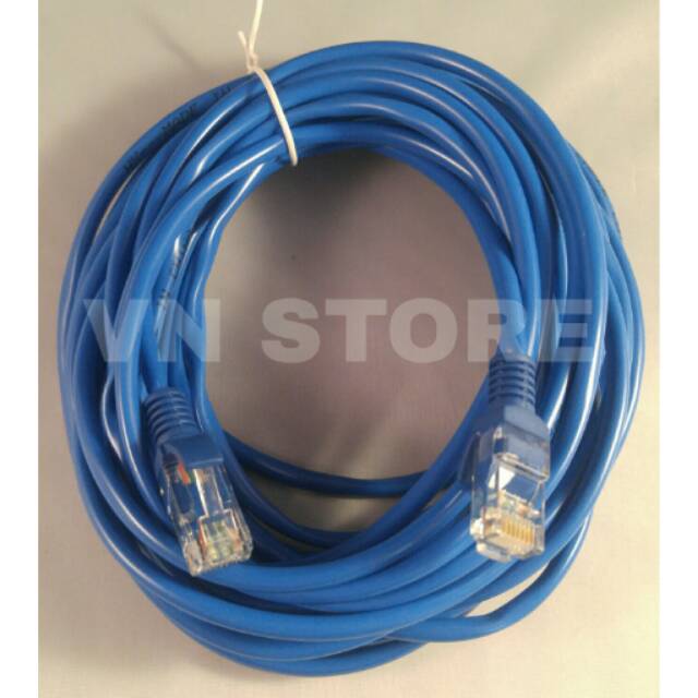 Jual KABEL LAN 10M CAT 5E (PANJANG REAL SEKITAR 8 METER) / KABEL UTP 10 ...