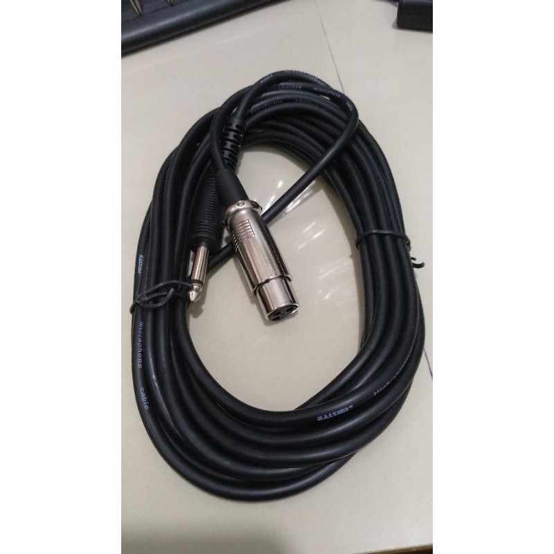 Jual KABEL MICROFON MIC MIK KAROUKE 5 METER 10m 15m | Shopee Indonesia