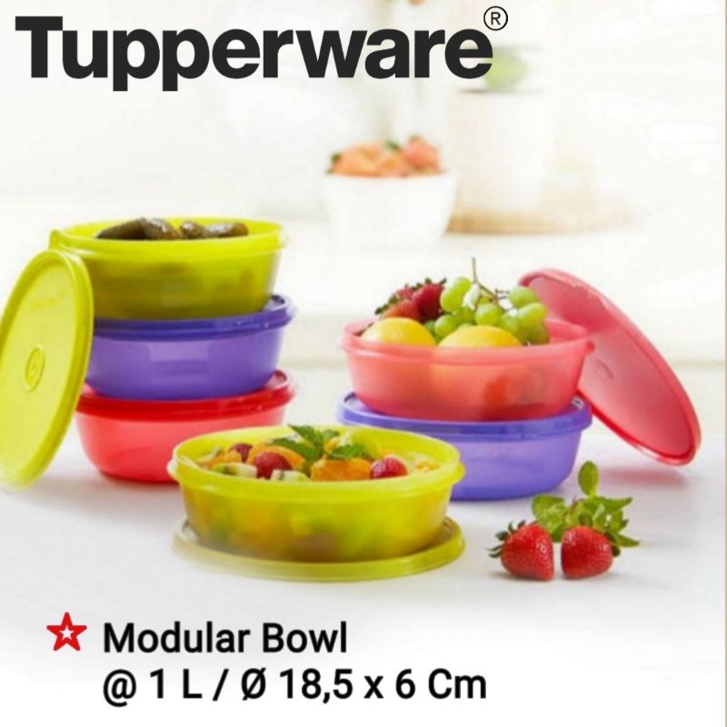 Jual Modular Bowl Tupperware 1 Liter | Shopee Indonesia