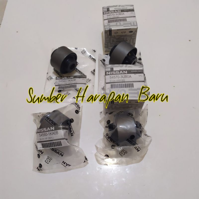Jual Bushing Lower Arm Besar Kecil Sayap Depan Juke OEM 1Set 4pc ...
