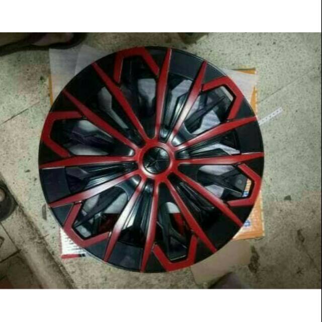 Jual Dop roda racing 13" matahari merah | Shopee Indonesia