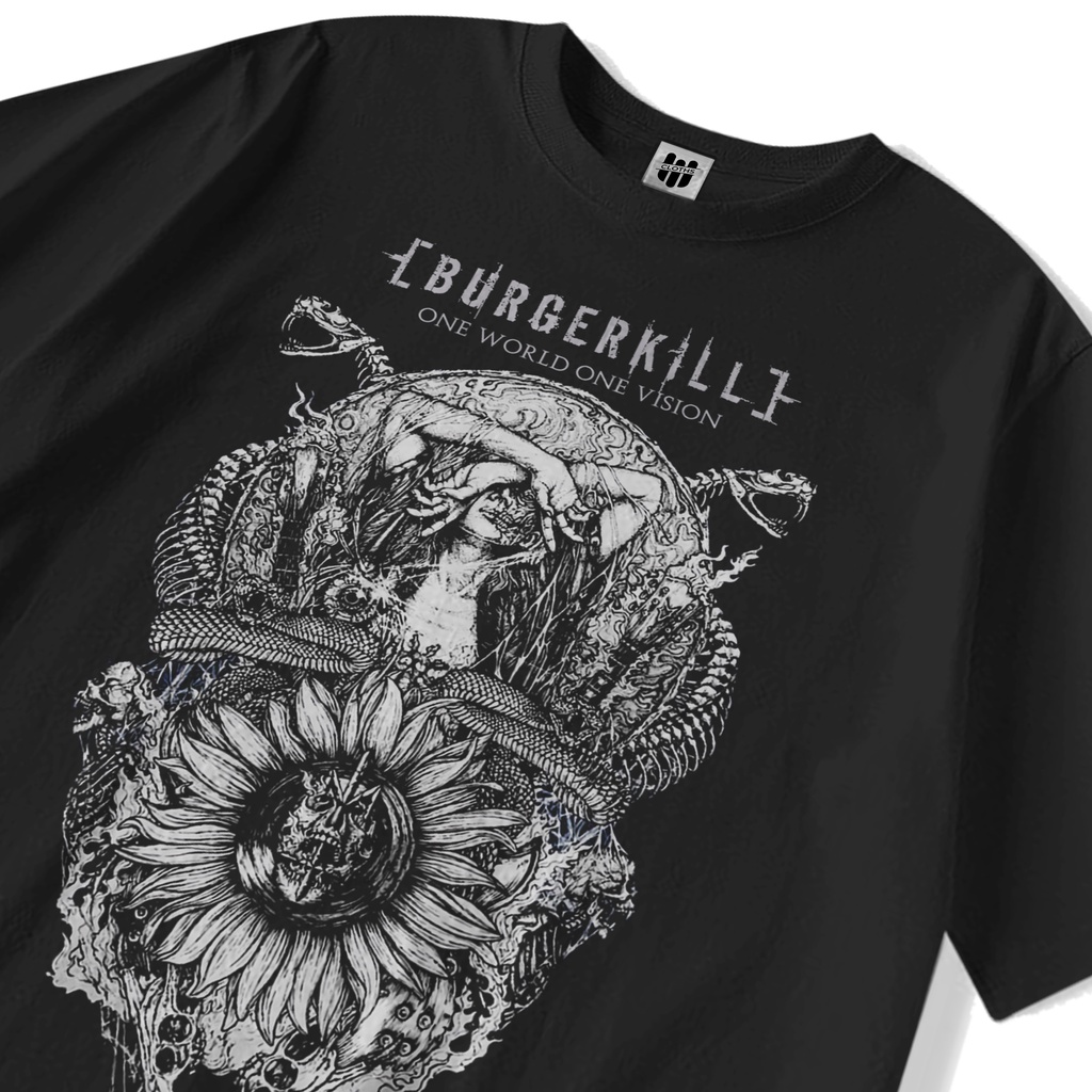 Jual T-Shirt Merchandise Burgerkill 'One World One Vision' Exclusive ...