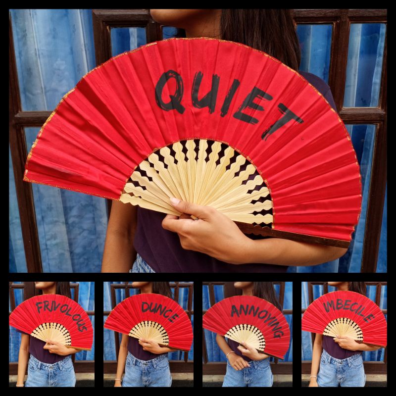 Jual Sarcastic Handfan / Kipas Tangan Cantik / Kipas Tangan Unik / Kado ...