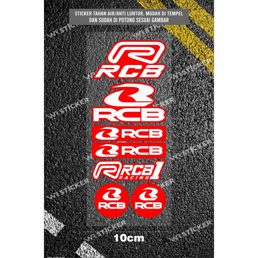 Jual Stiker pack logo RCB satu set sticker racing | Shopee Indonesia