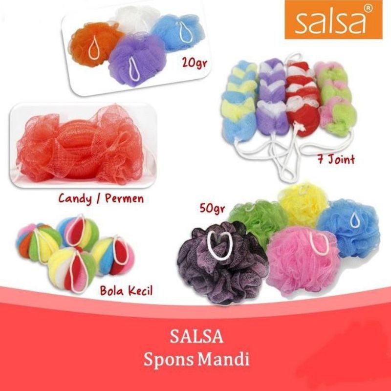 Jual Salsa Bath Sponge Labu | Permen | Spons Mandi Semua Jenis Kulit 4. ...