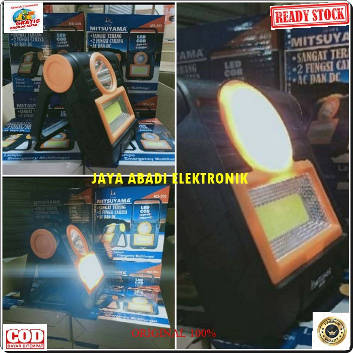 Jual G523 LAMPU EMERGENCY LED CHARGER CASAN DARURAT BATERAI 18650 AC DC MAGIC LAMP BOHLAM SINAR ...