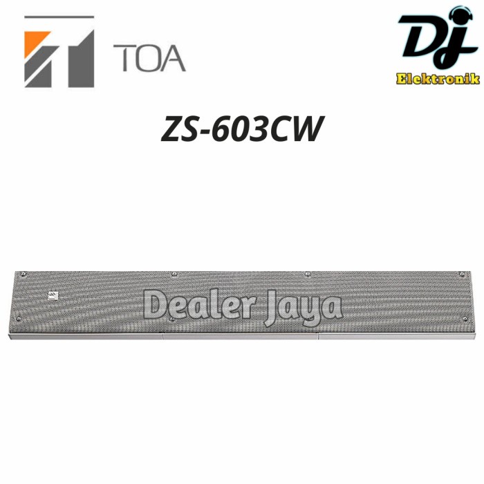 Jual Speaker Column TOA ZS-603CW / ZS 603 CW / ZS 603CW / ZS603CW - 60W (Hitam & Putih) | Shopee ...