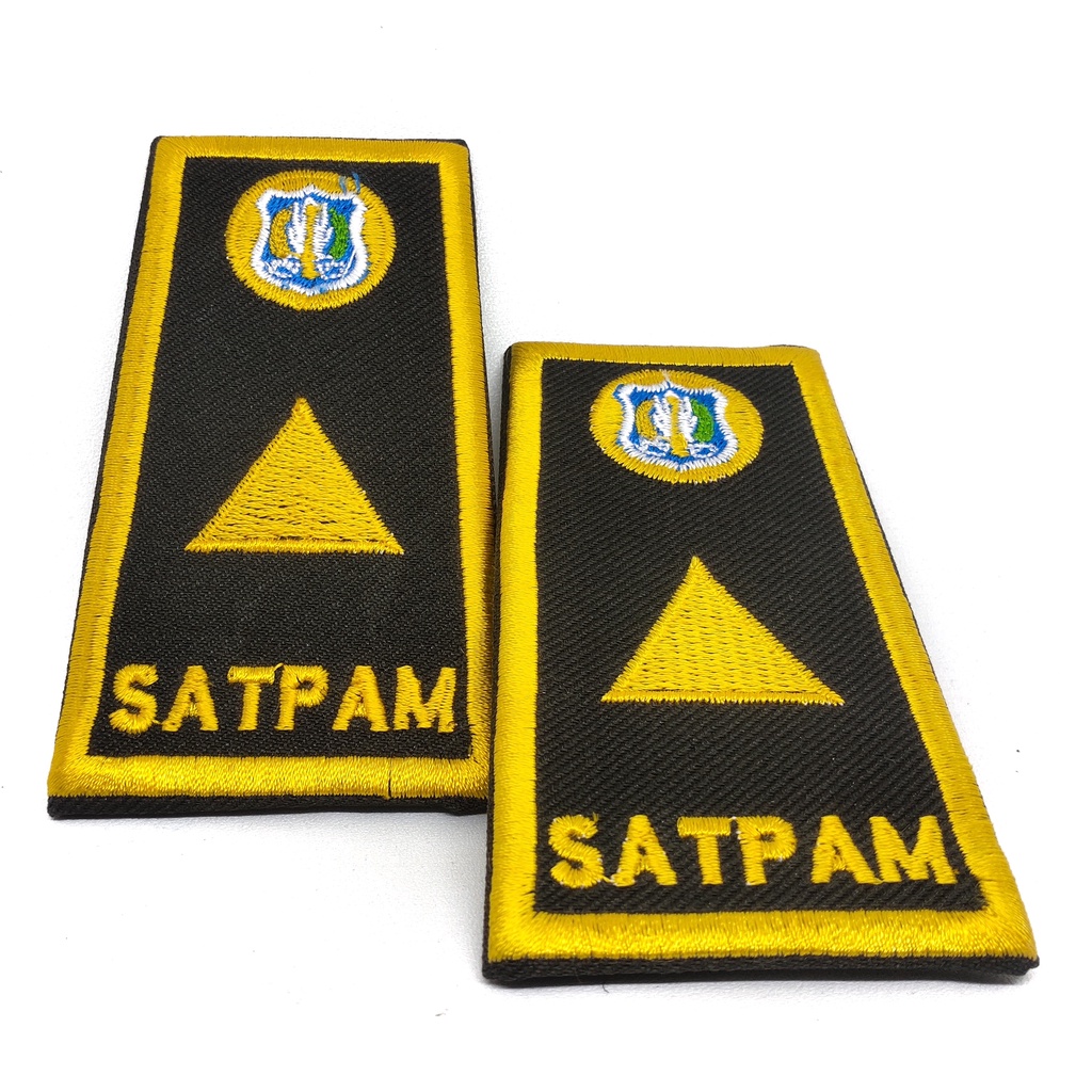 Jual Pangkat Satpam Security Terbaru Atribut Perlengkapan Satpam ...