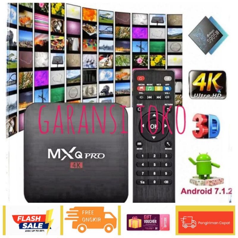 Jual STB ANDROID TV BOX MXQ PRO 5G 4K NETFLIX | Shopee Indonesia