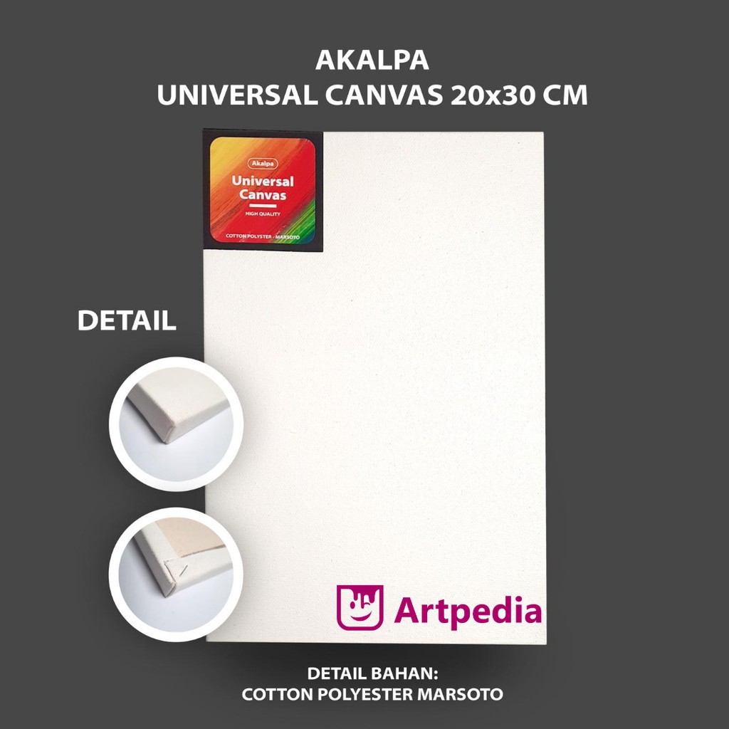 Jual AKALPA KANVAS LUKIS 20X30 CM BAHAN MARSOTO / CANVAS 20 X 30 CM ...