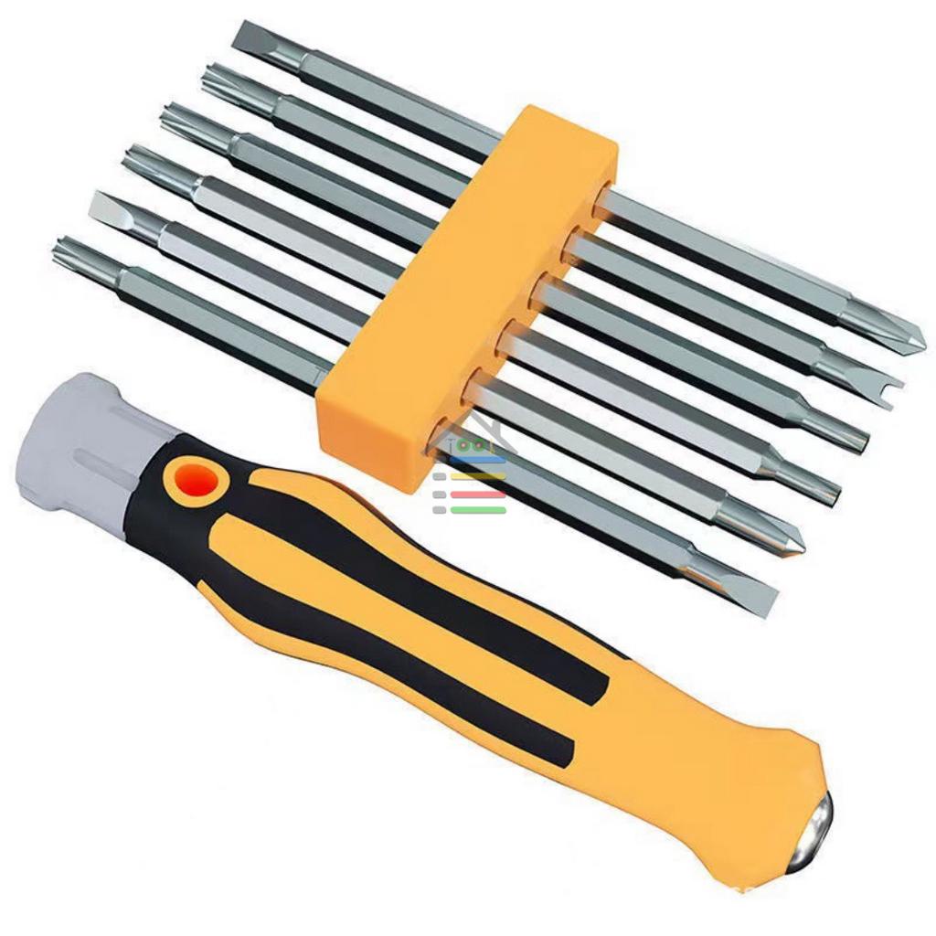 Jual 6IN1 OBENG SET MAGNET BULAK BALIK MAGNETIC PROFESIONAL SCREWDRIVER ...