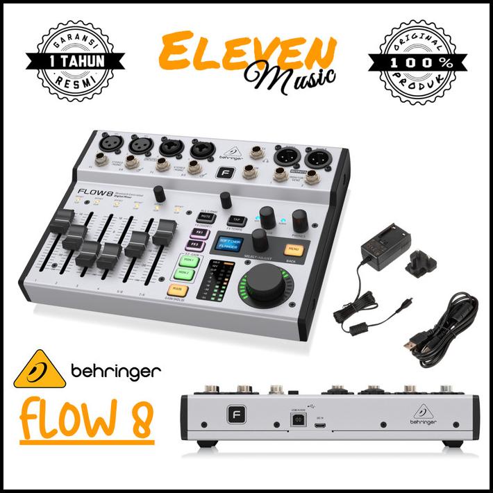 Jual Behringer Flow-8 8-Input Digital Mixer With Bluetooth | Shopee ...