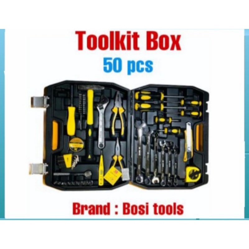 Jual TOOL KIT BOX BOSI ISI 50 PCS | Shopee Indonesia