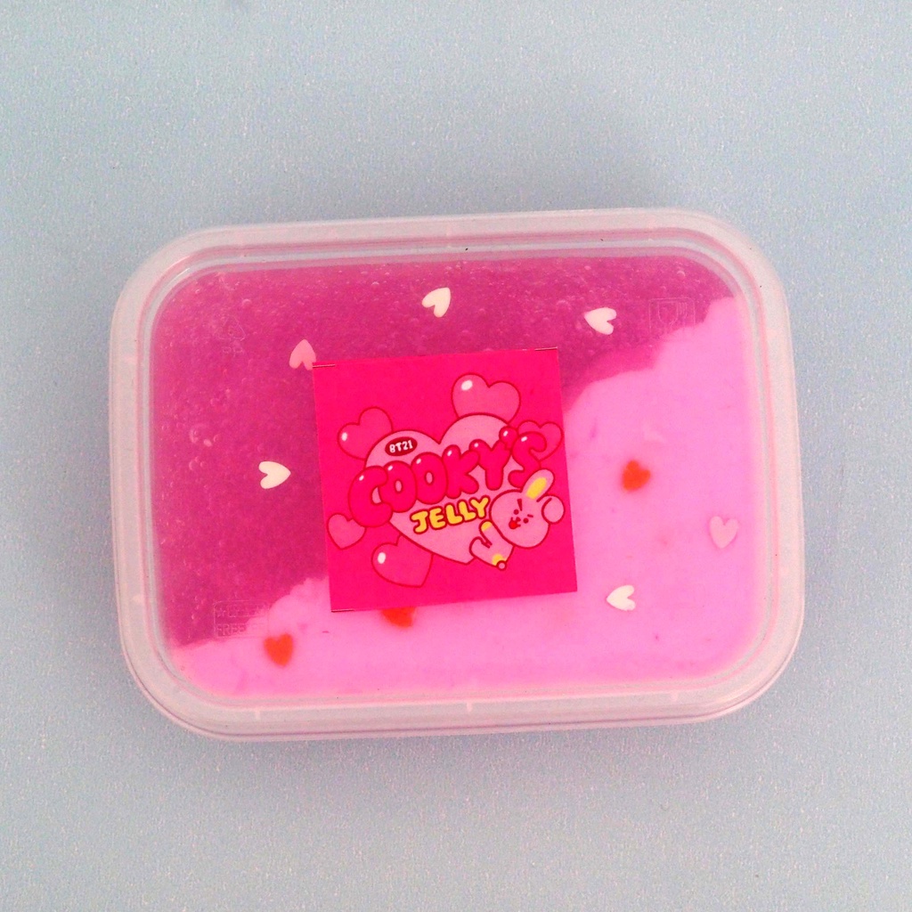 Jual Slime BT Snack Dessert Box Slime Tofu Wangi Toping Springkels ...