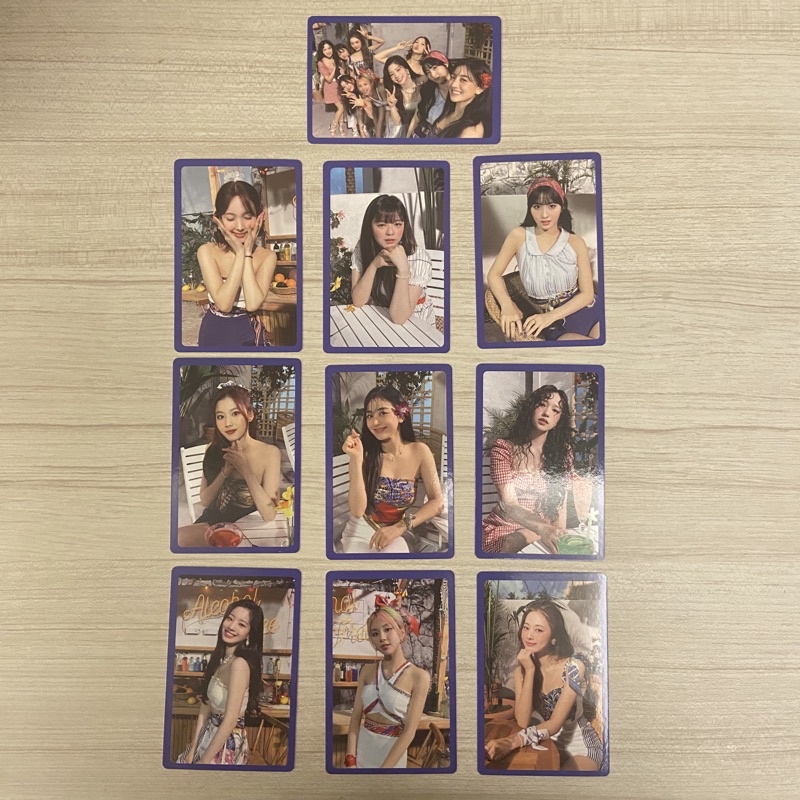 Jual Twice Official PC/Photocard Pre-order Benefit POB Set (Taste of Love Alcohol Free Ver ...