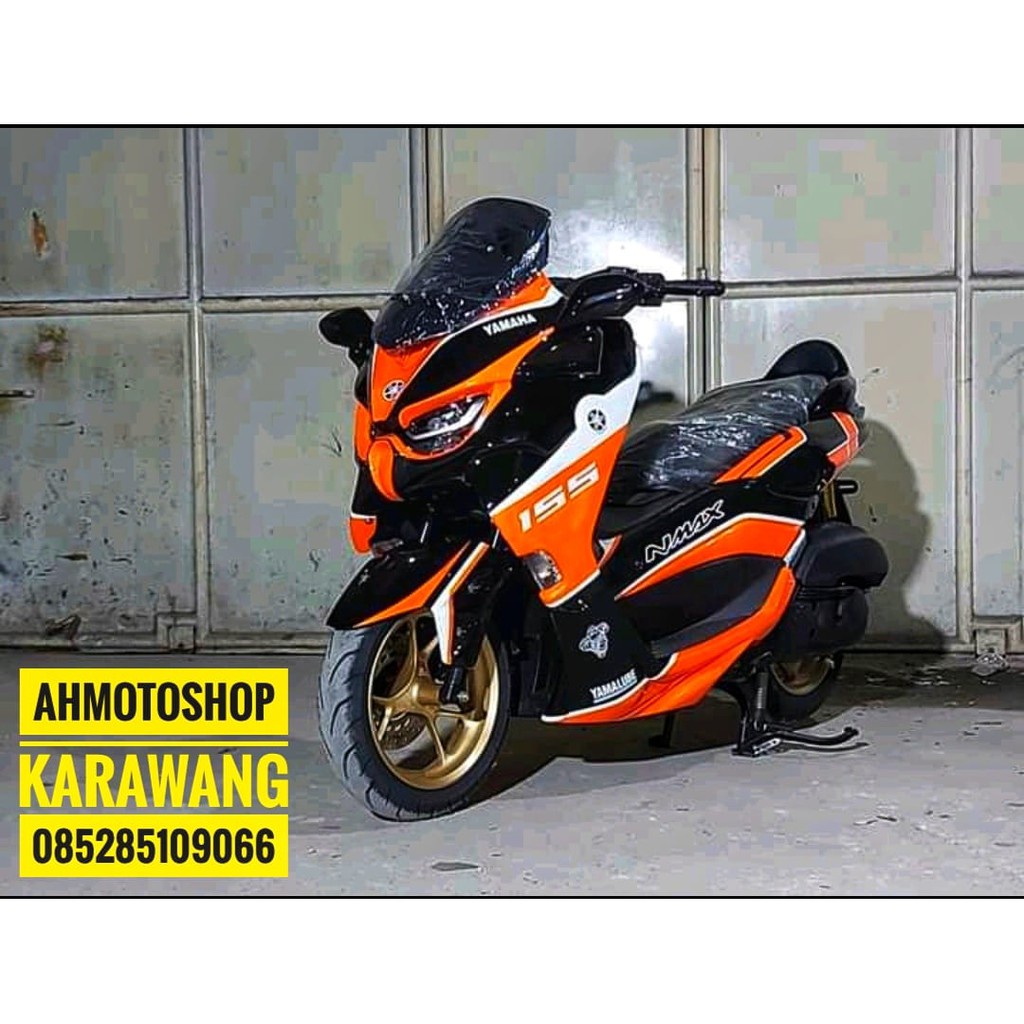 Jual PAKET FULLBODY NEW YAMAHA NMAX 2020 PREDATOR PERPADUAN ORANGE ...