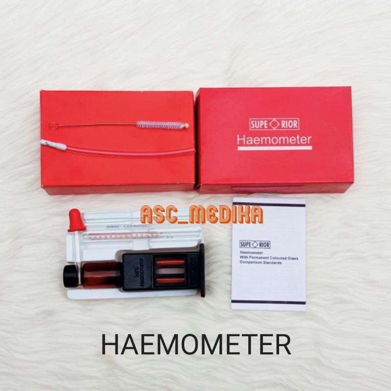 Jual HAEMOMETER / Superior HB Sahli / Alat Periksa Tes Cek Hemoglobin ...