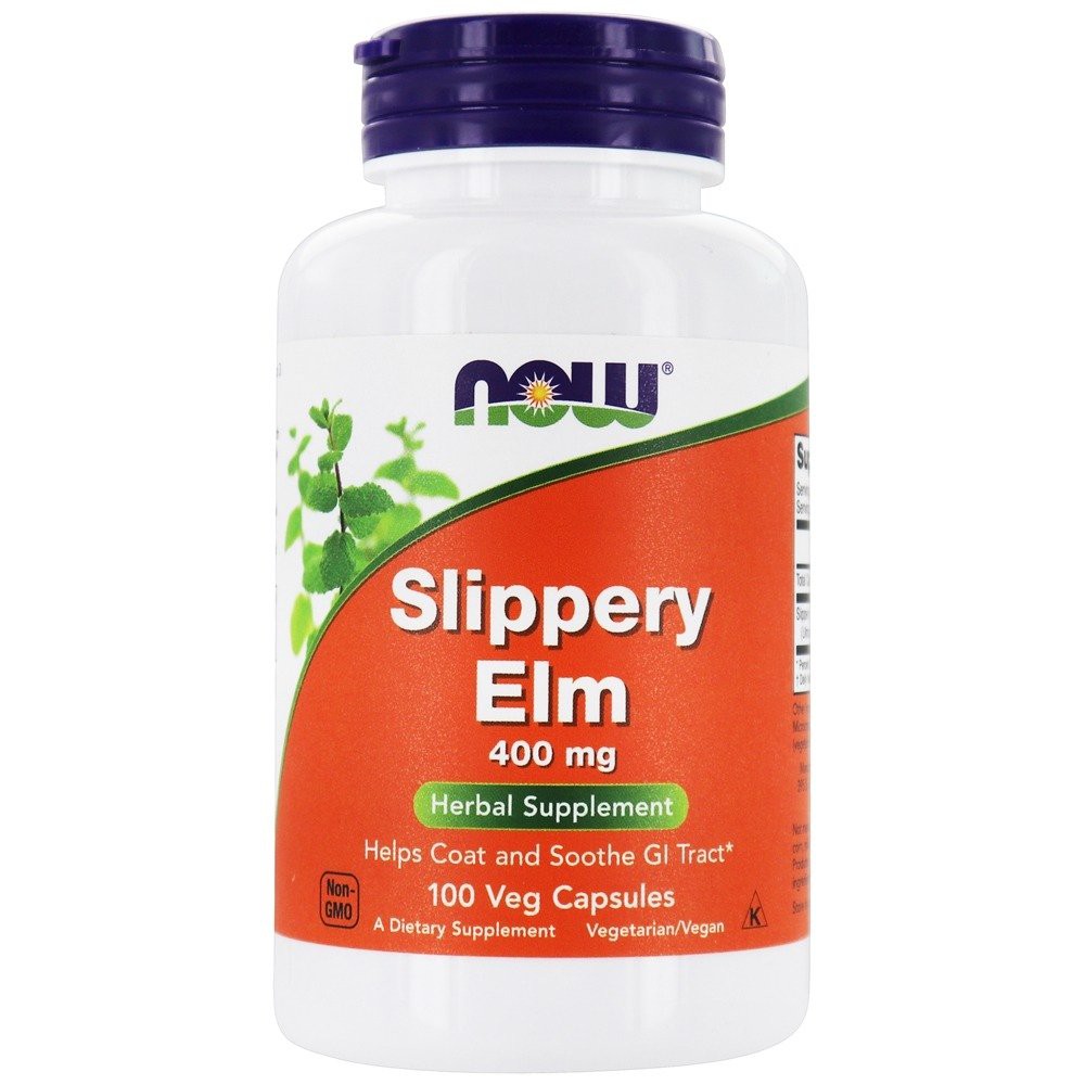 Jual Now Foods, Slippery Elm, 400 mg, 100 Capsules | Shopee Indonesia