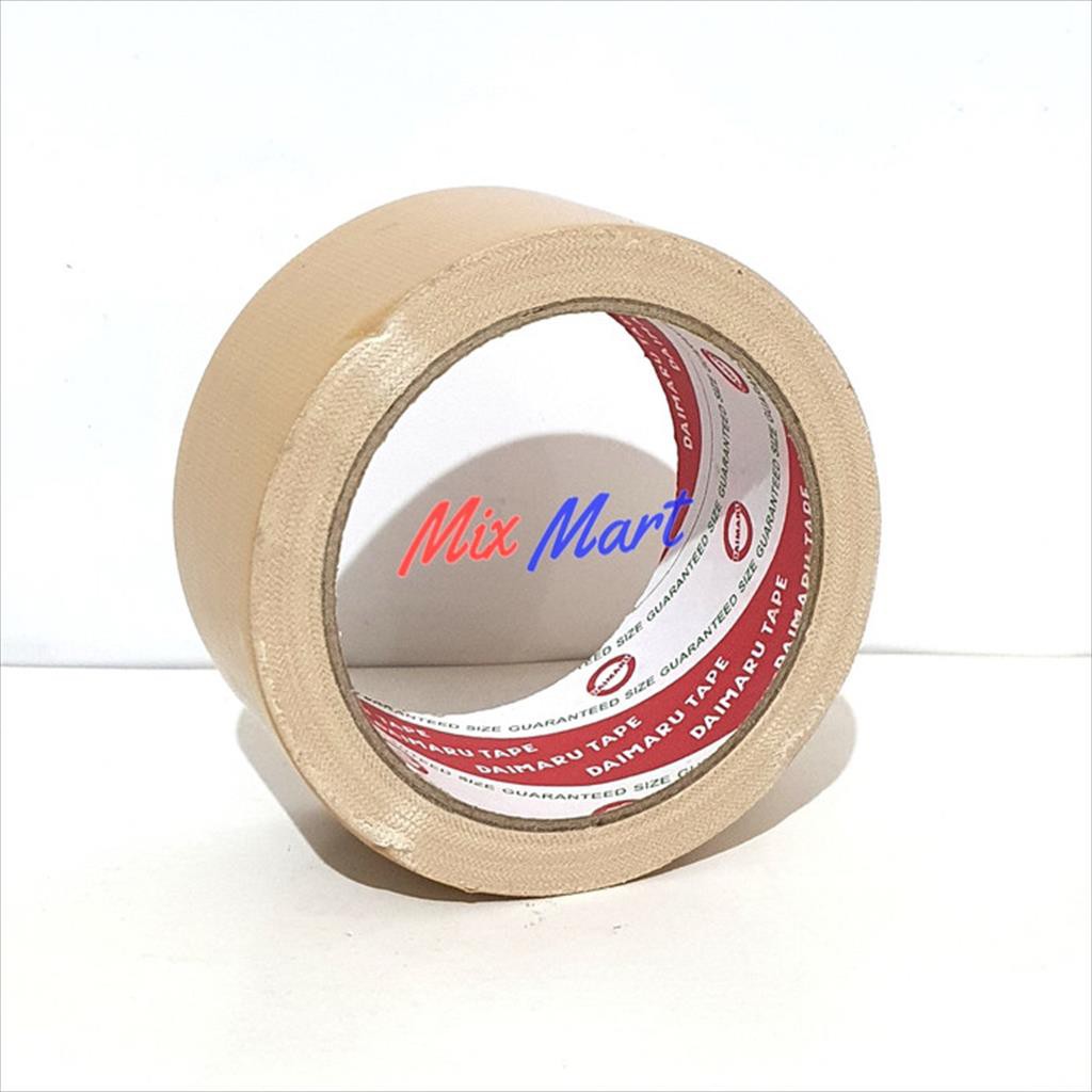 Jual Lakban Kain Daimaru 2 inch / 48 mm x 12 meter / Cloth Tape | Shopee Indonesia